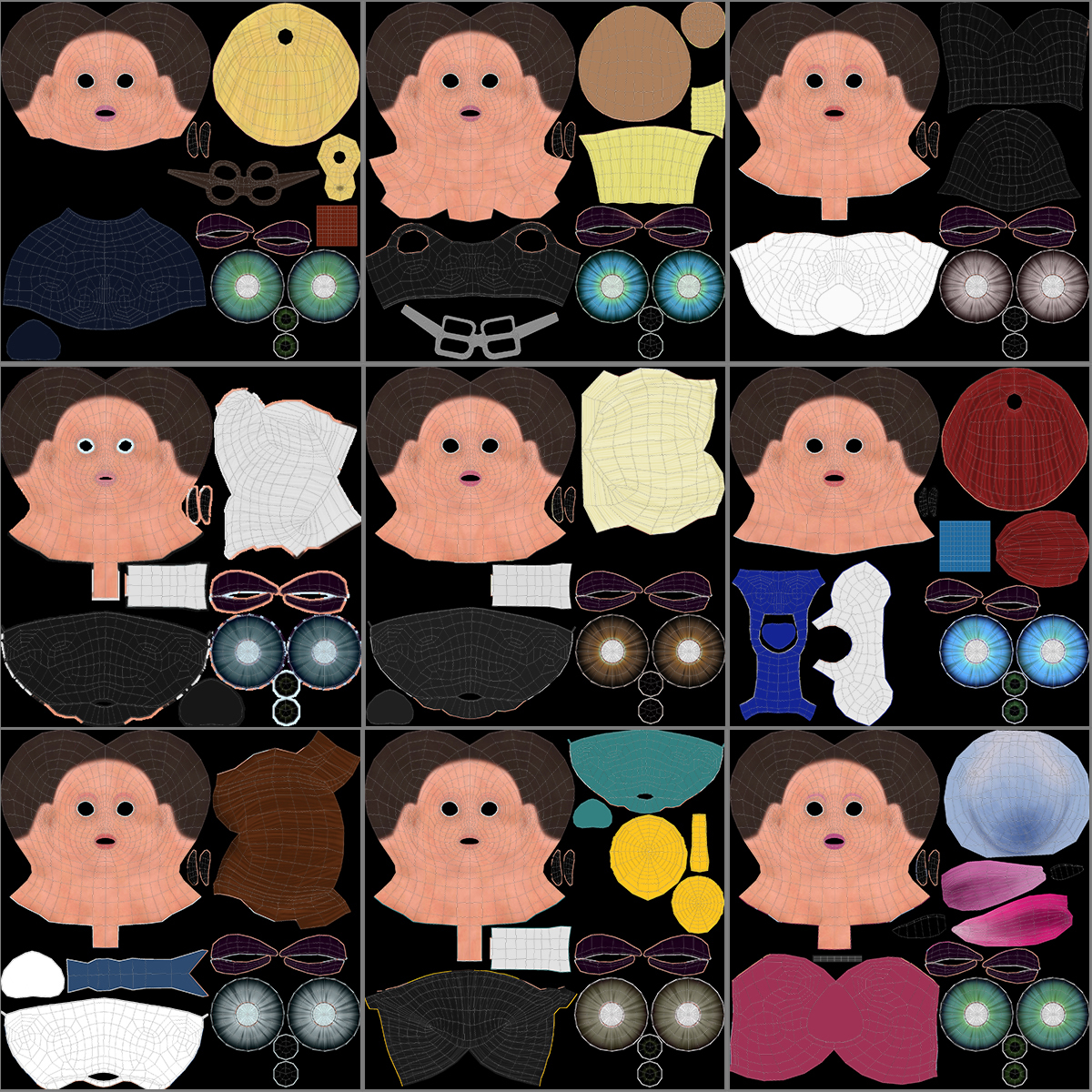 Vr female character avatars model - TurboSquid 1338522