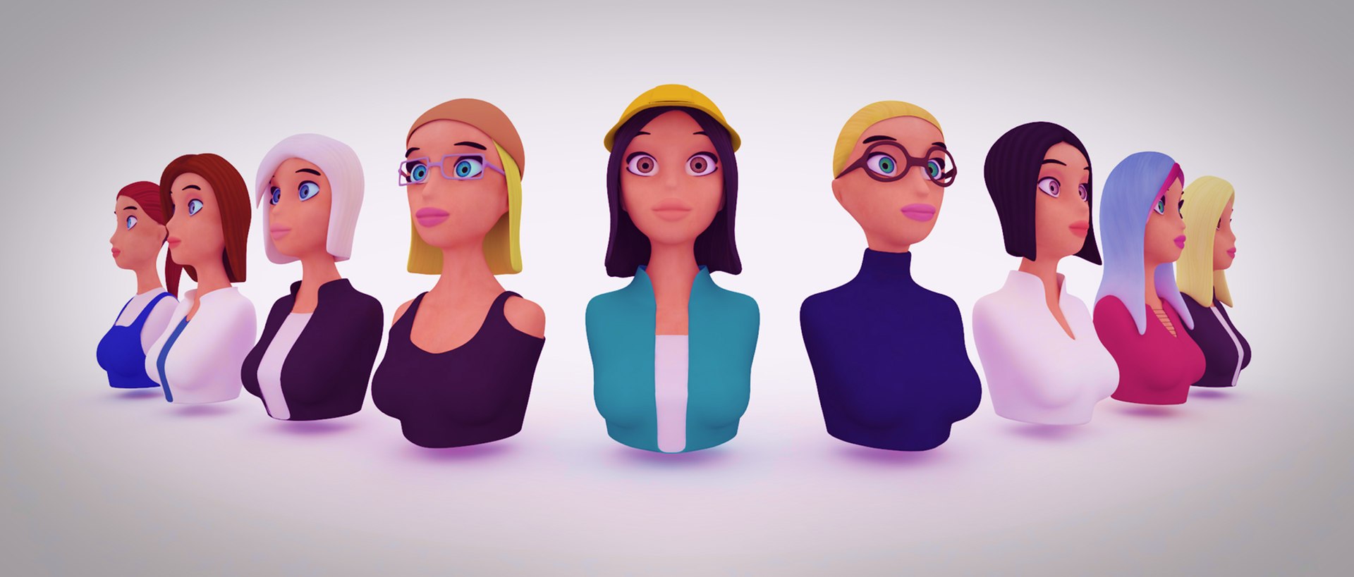 Vr Female Character Avatars Model - TurboSquid 1338522