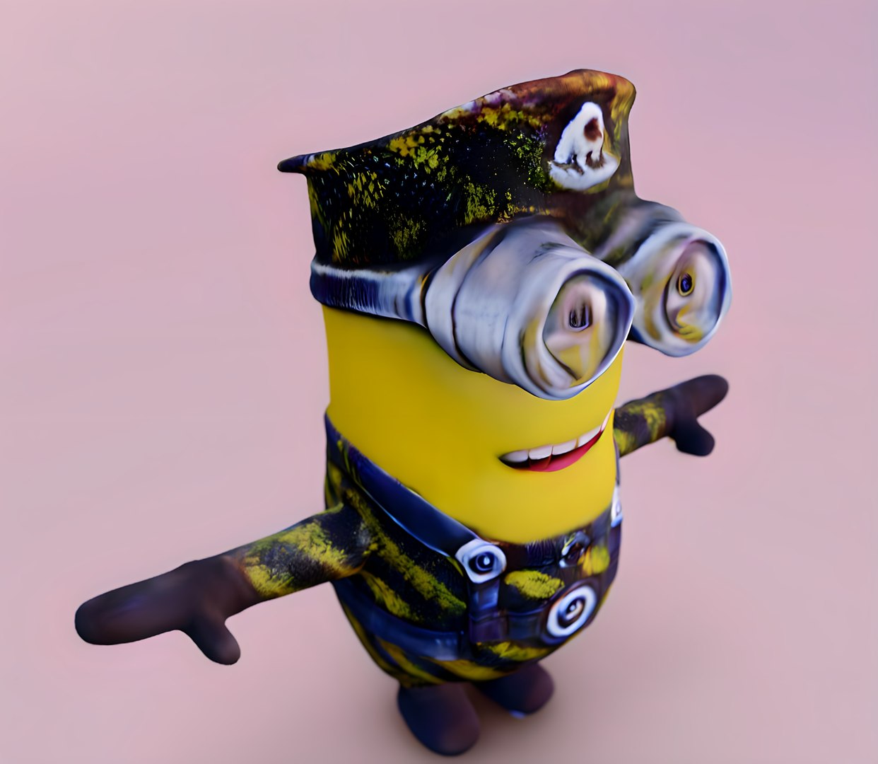 Minion Military Uniform 3D Model model - TurboSquid 2182542