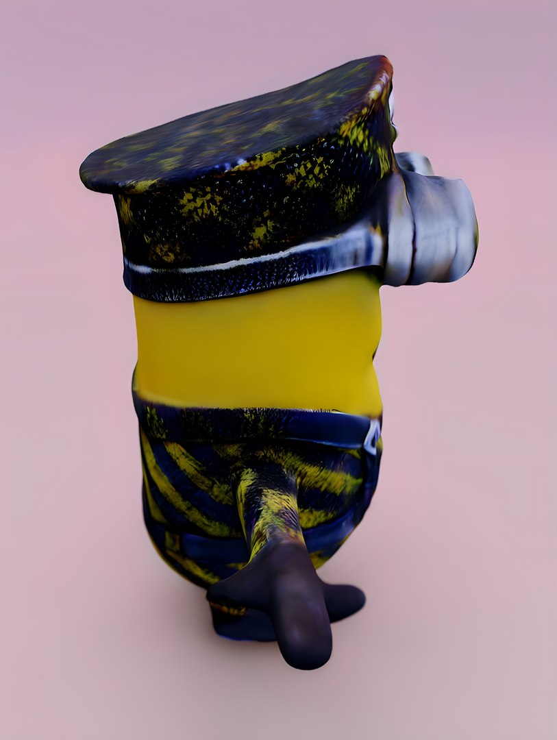 Minion Military Uniform 3D Model model - TurboSquid 2182542