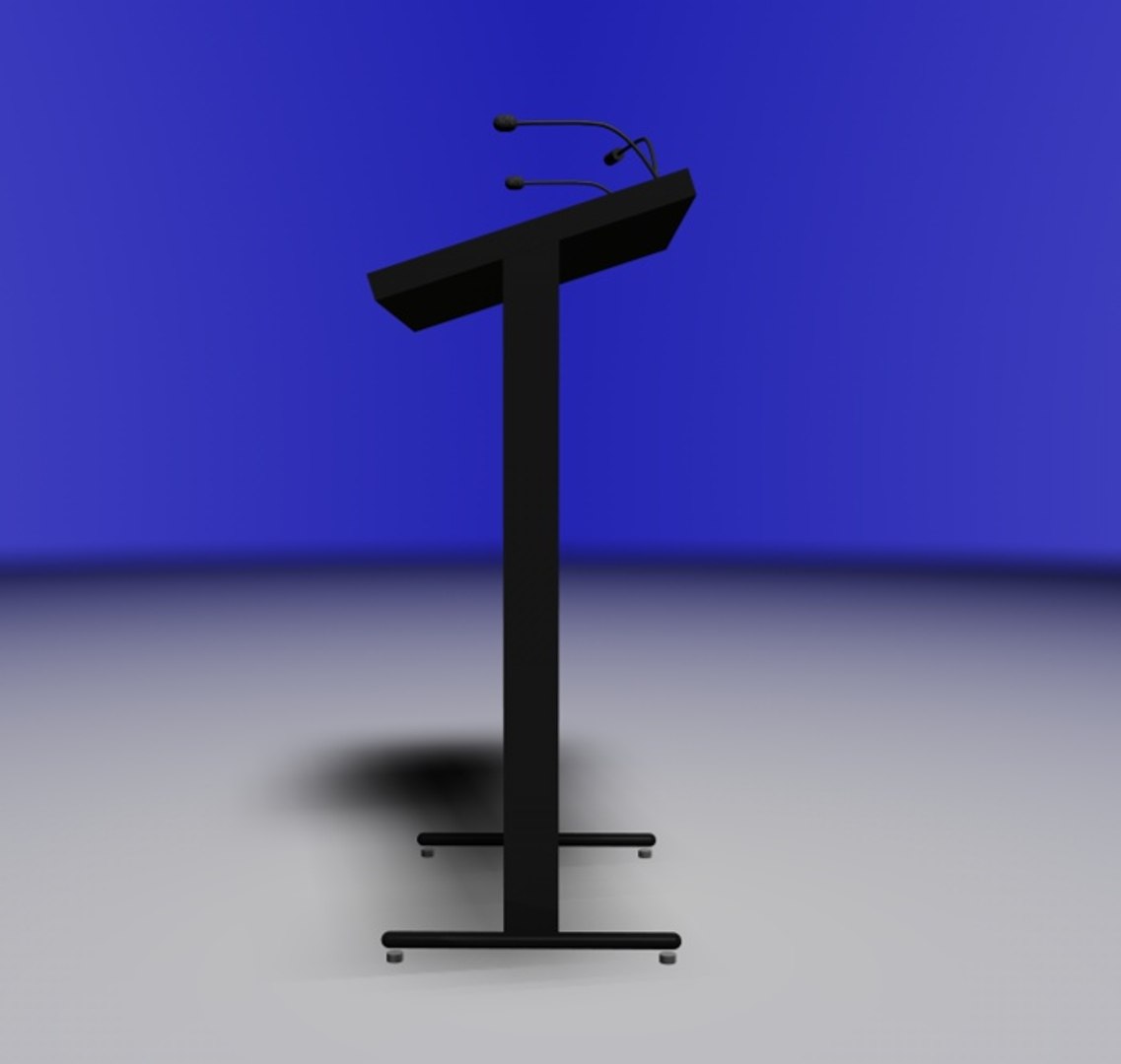 Lectrumette Lectern 3d Model