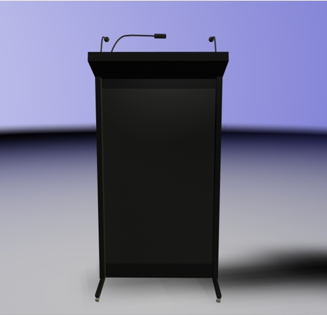 Lectrumette Lectern 3d Model