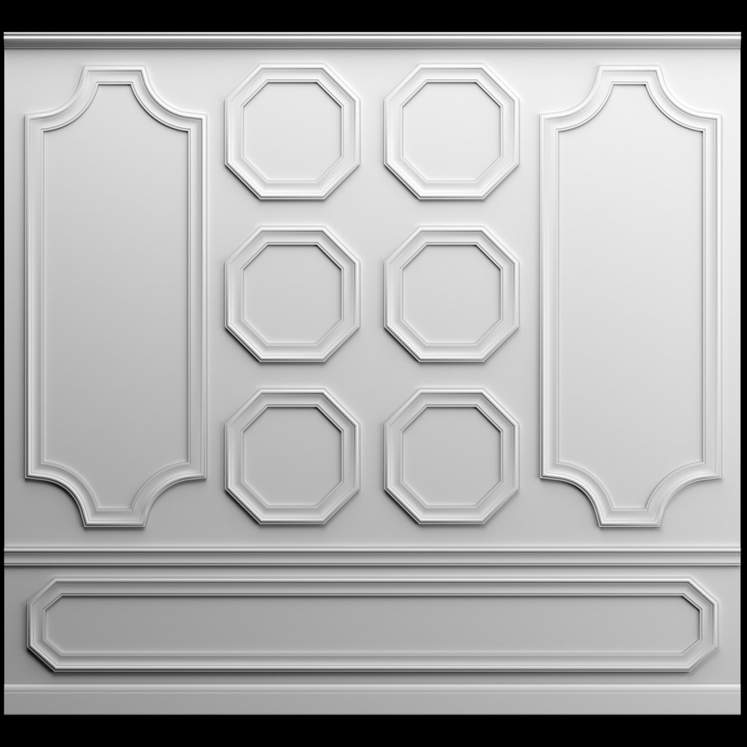 3D model molding wall - TurboSquid 1660830
