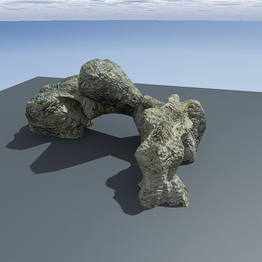 Free C4d Model Rock Games Ready