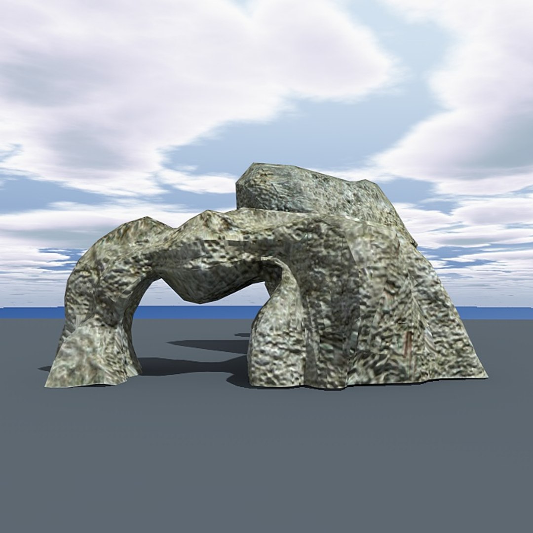 Free C4d Model Rock Games Ready