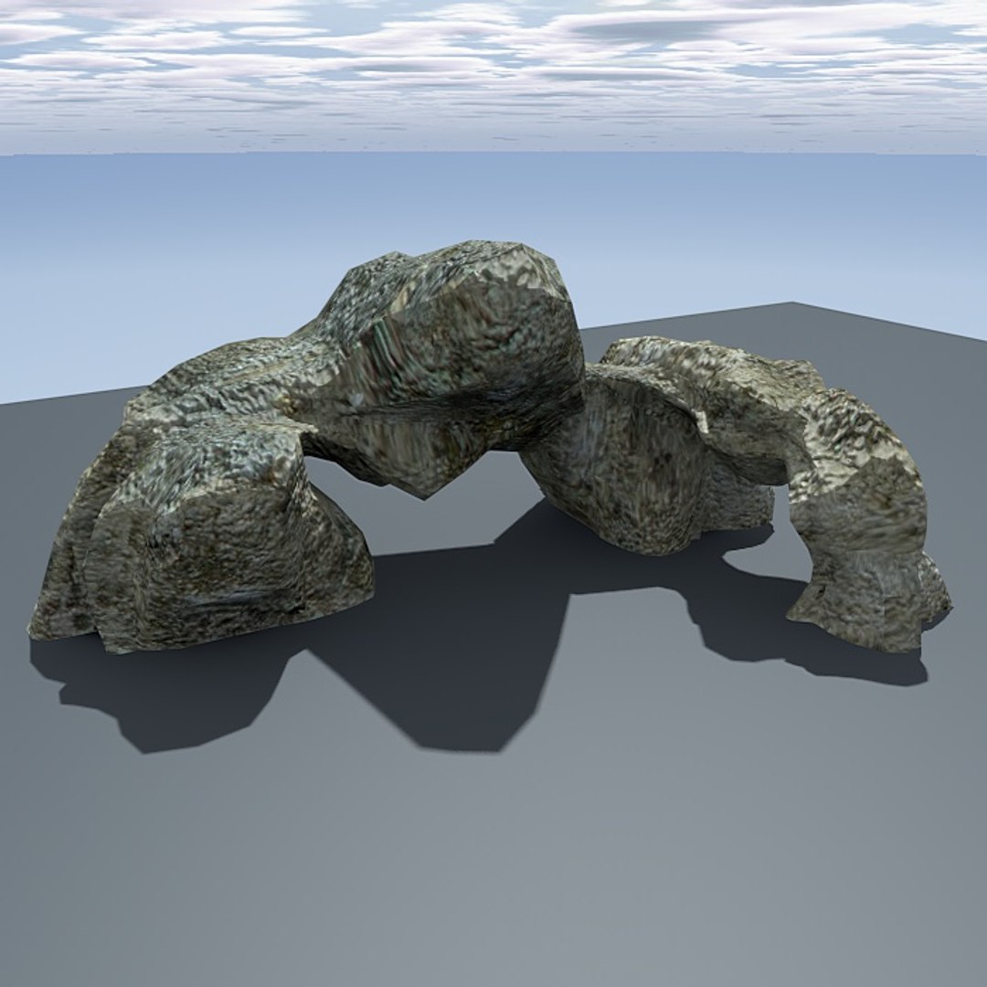Free C4d Model Rock Games Ready