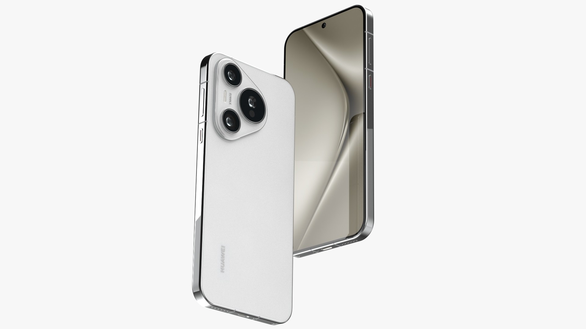 3D Huawei Pura 70 Snowy White Model - TurboSquid 2223494