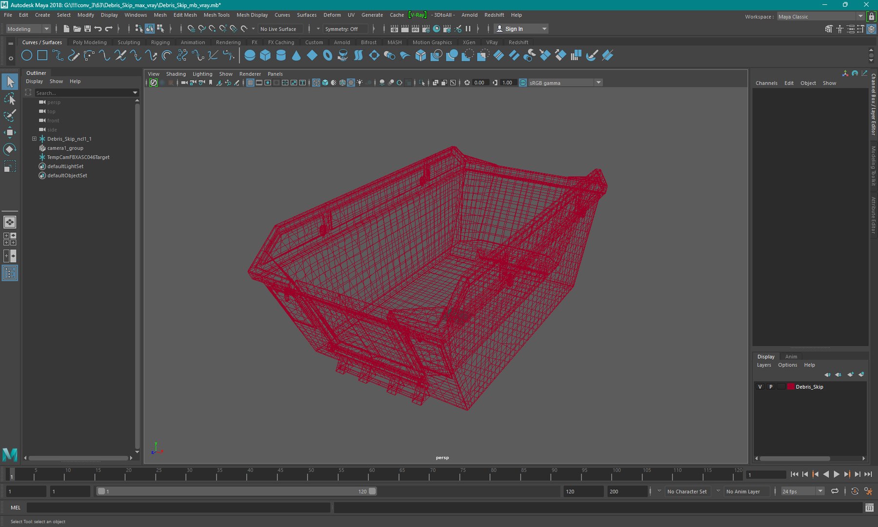 3D Debris Skip - TurboSquid 2320373