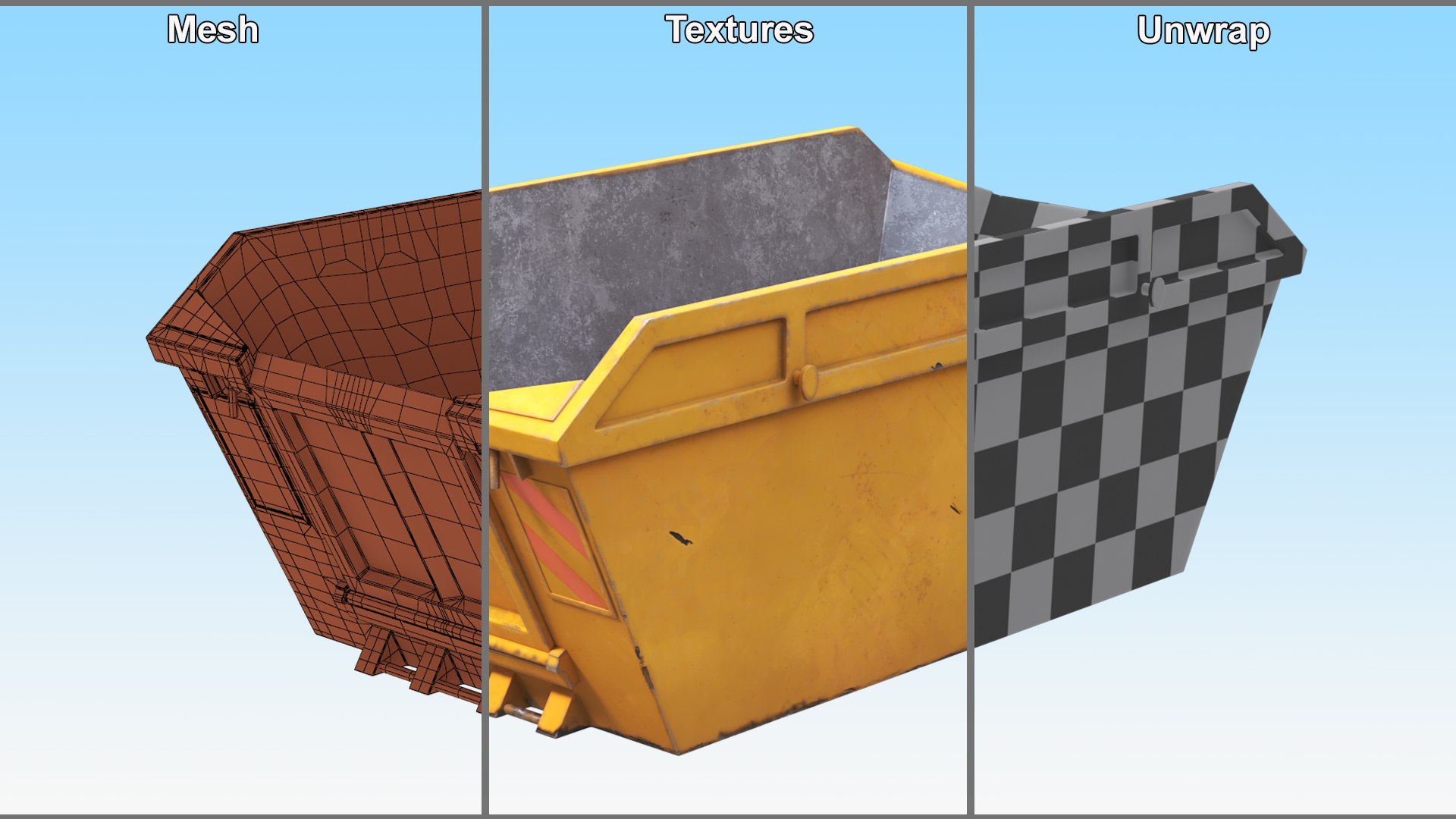 3D Debris Skip - TurboSquid 2320373