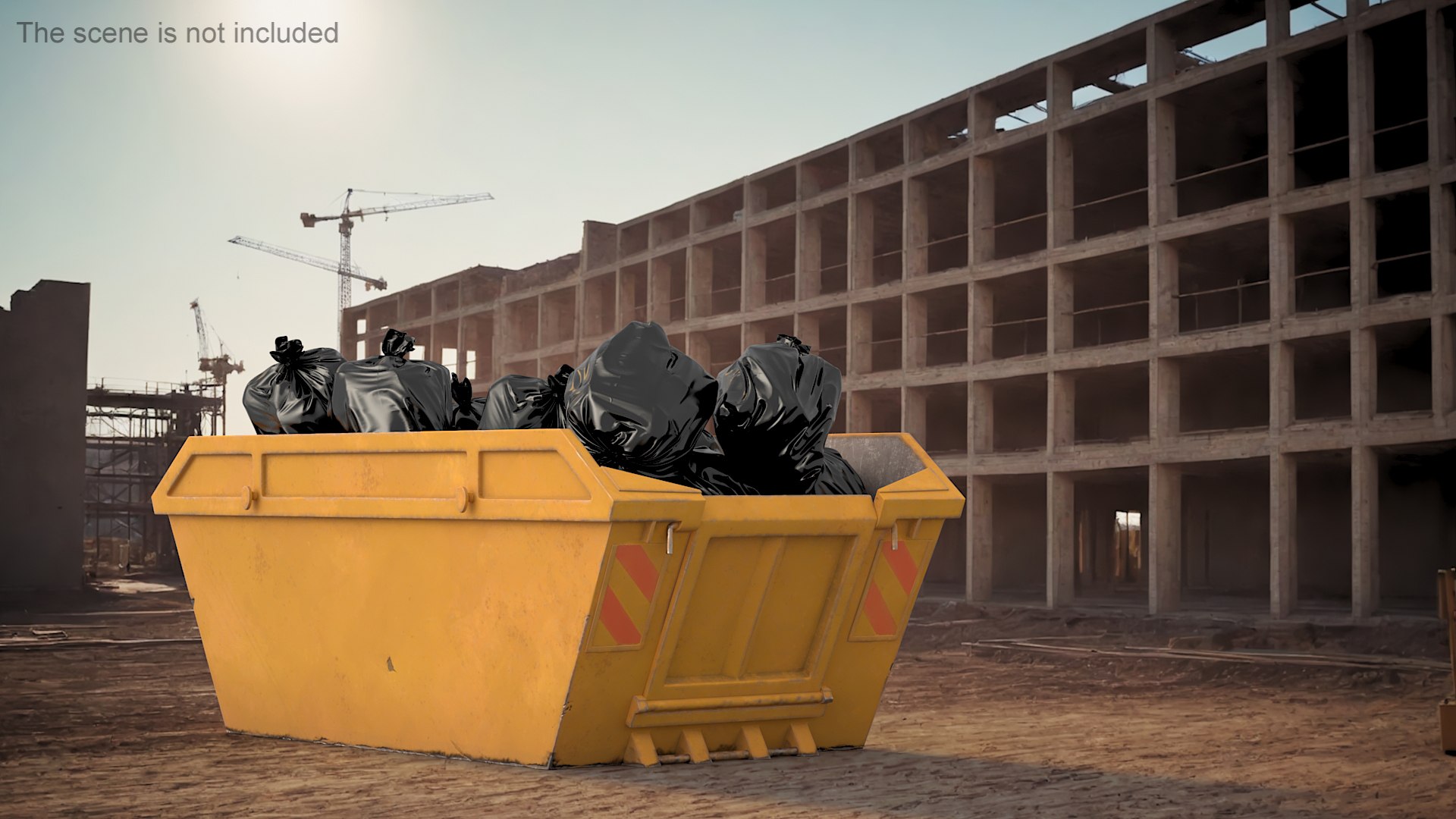 3D Debris Skip - TurboSquid 2320373