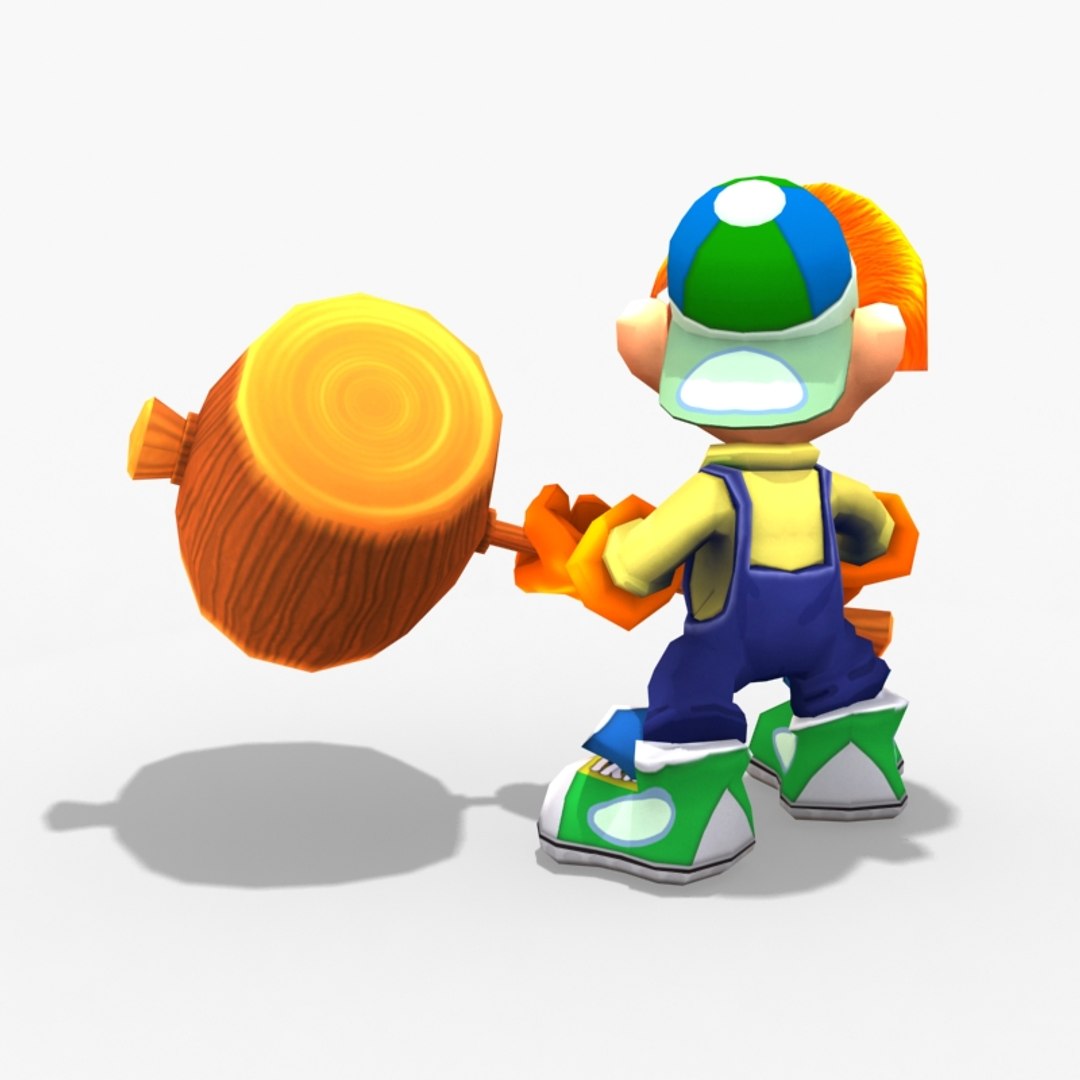 3ds Max Rigged Character Smash