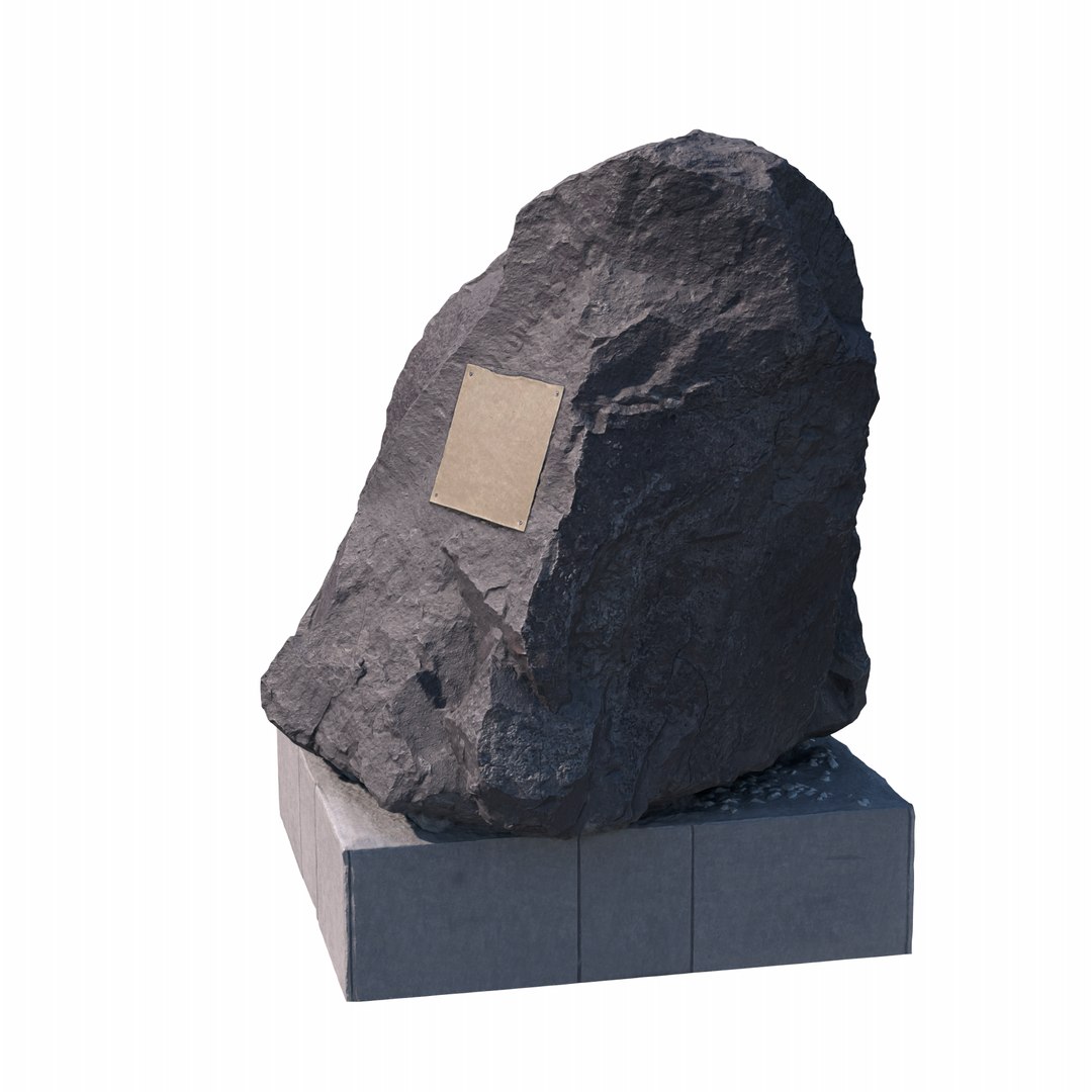 3D Memorial stone Scan model - TurboSquid 1889435