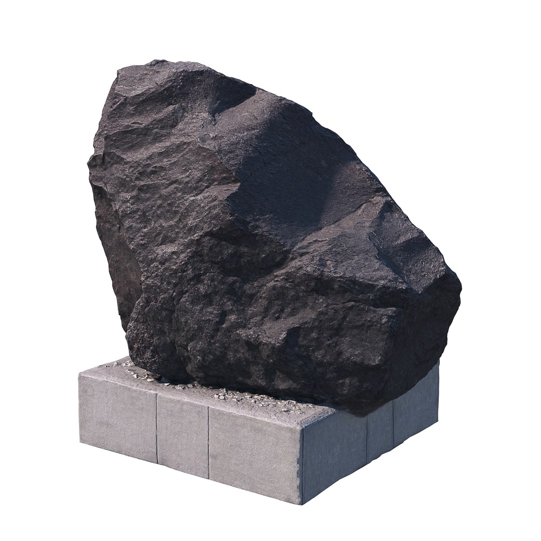3D Memorial stone Scan model - TurboSquid 1889435