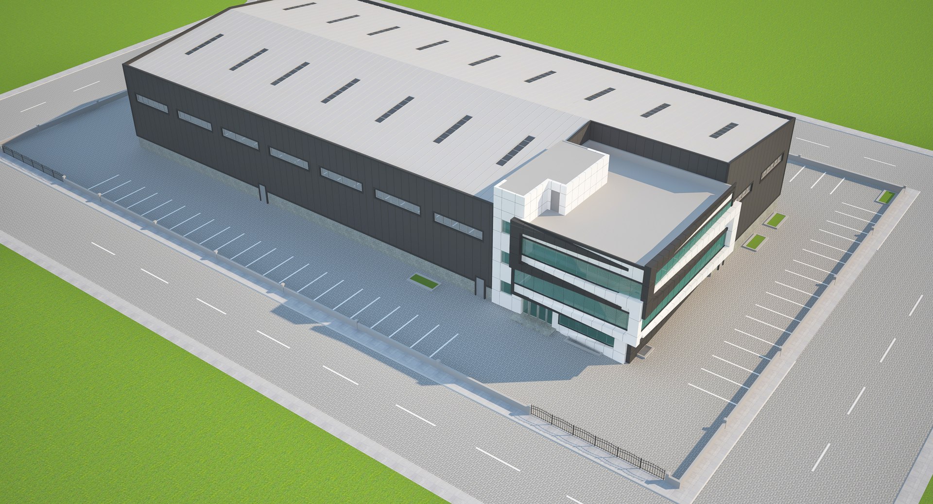 3D Factory Model - TurboSquid 1325537