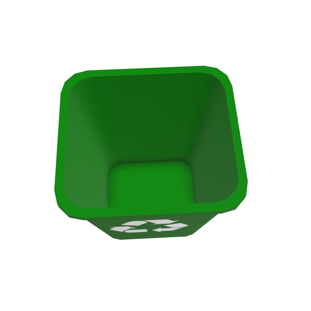 3D Dustbin 3 Model - TurboSquid 2172665