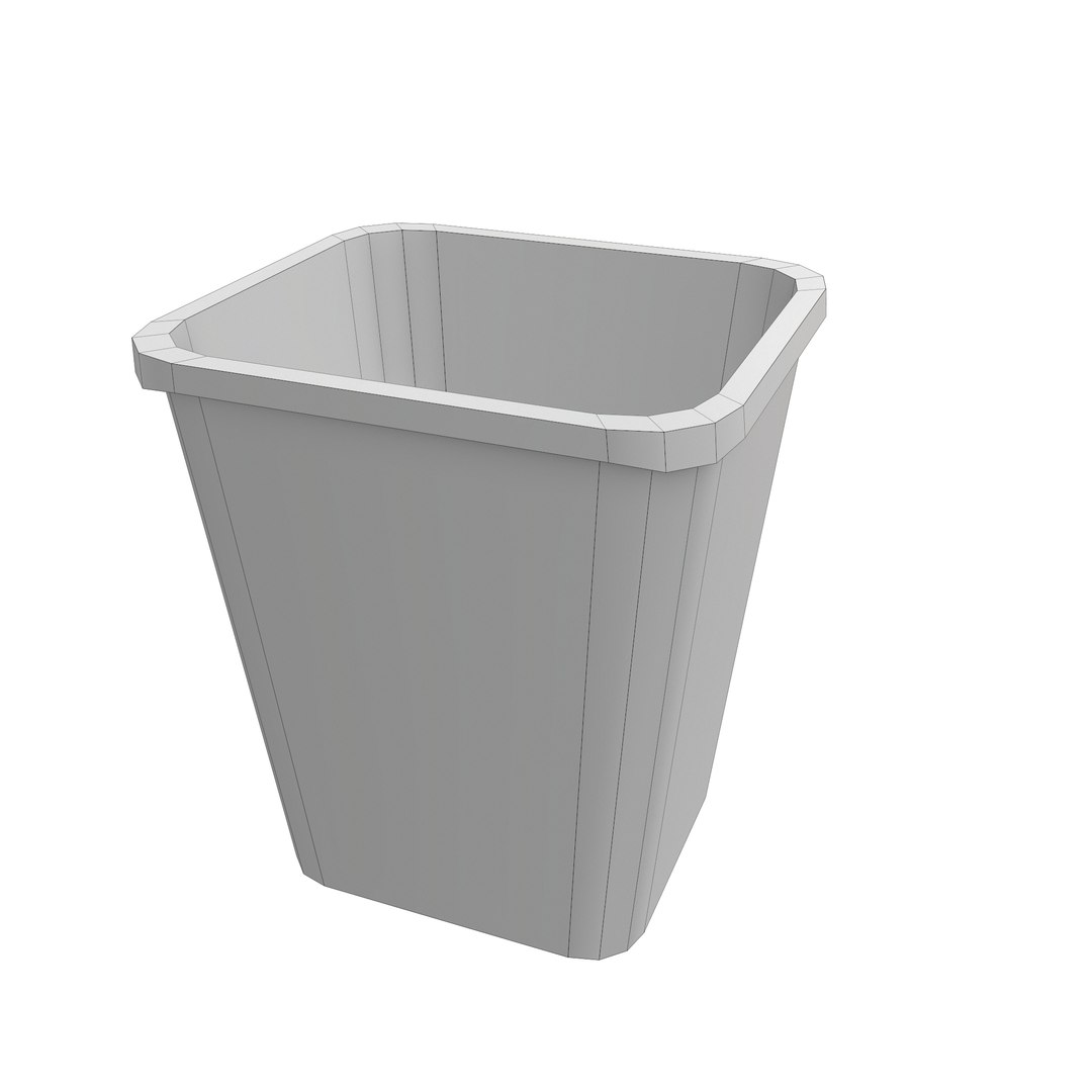 3D Dustbin 3 Model - TurboSquid 2172665