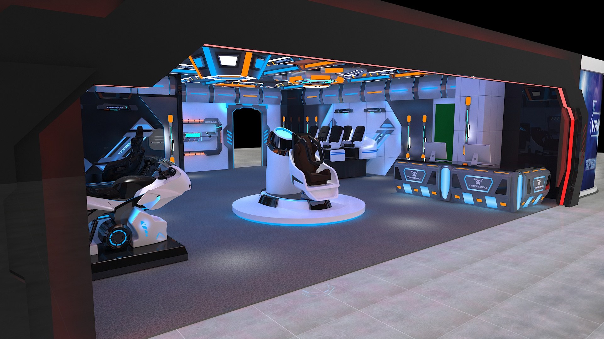 VR Experience Hall 3D Model - TurboSquid 1965803
