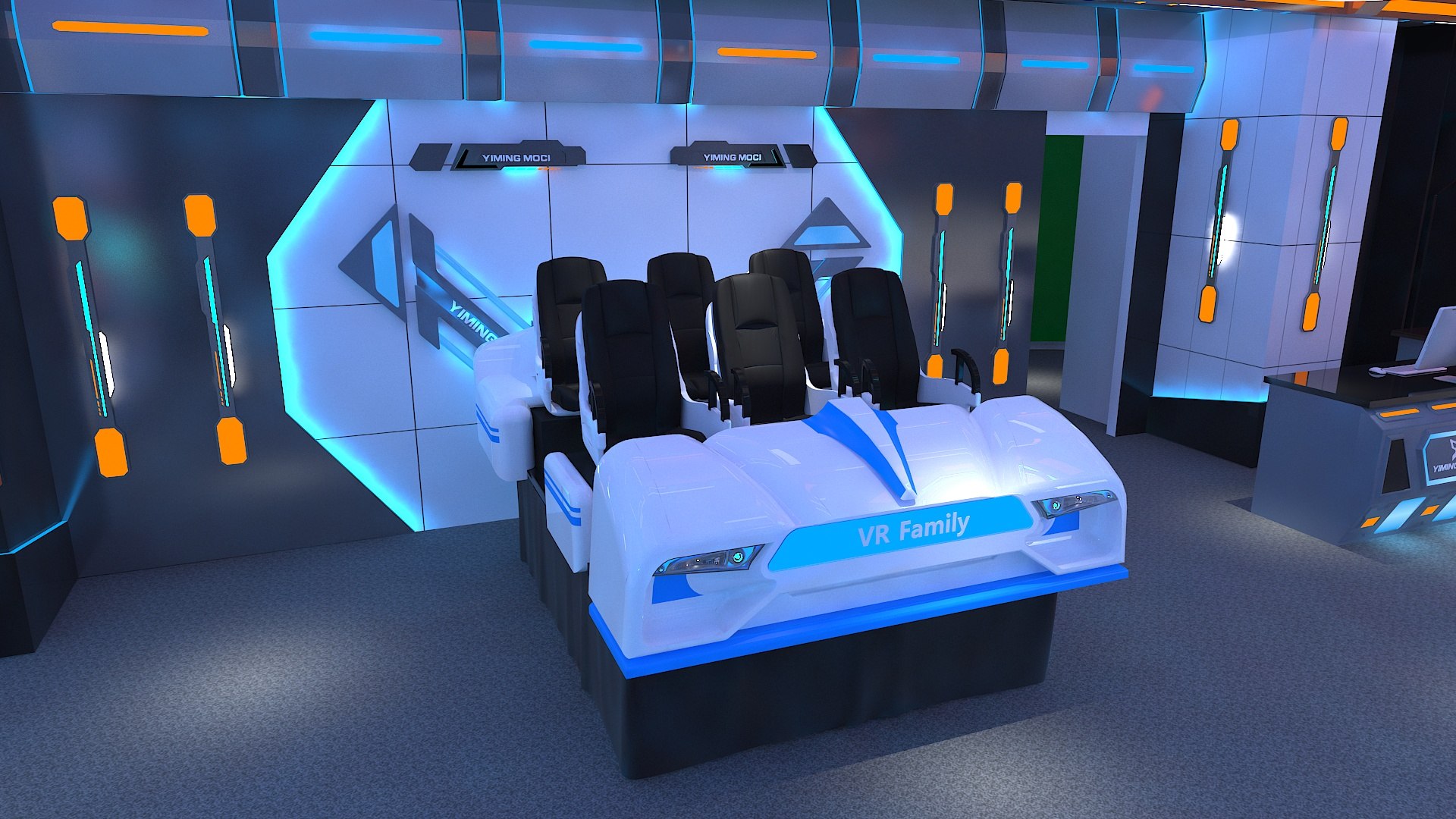 VR Experience Hall 3D Model - TurboSquid 1965803