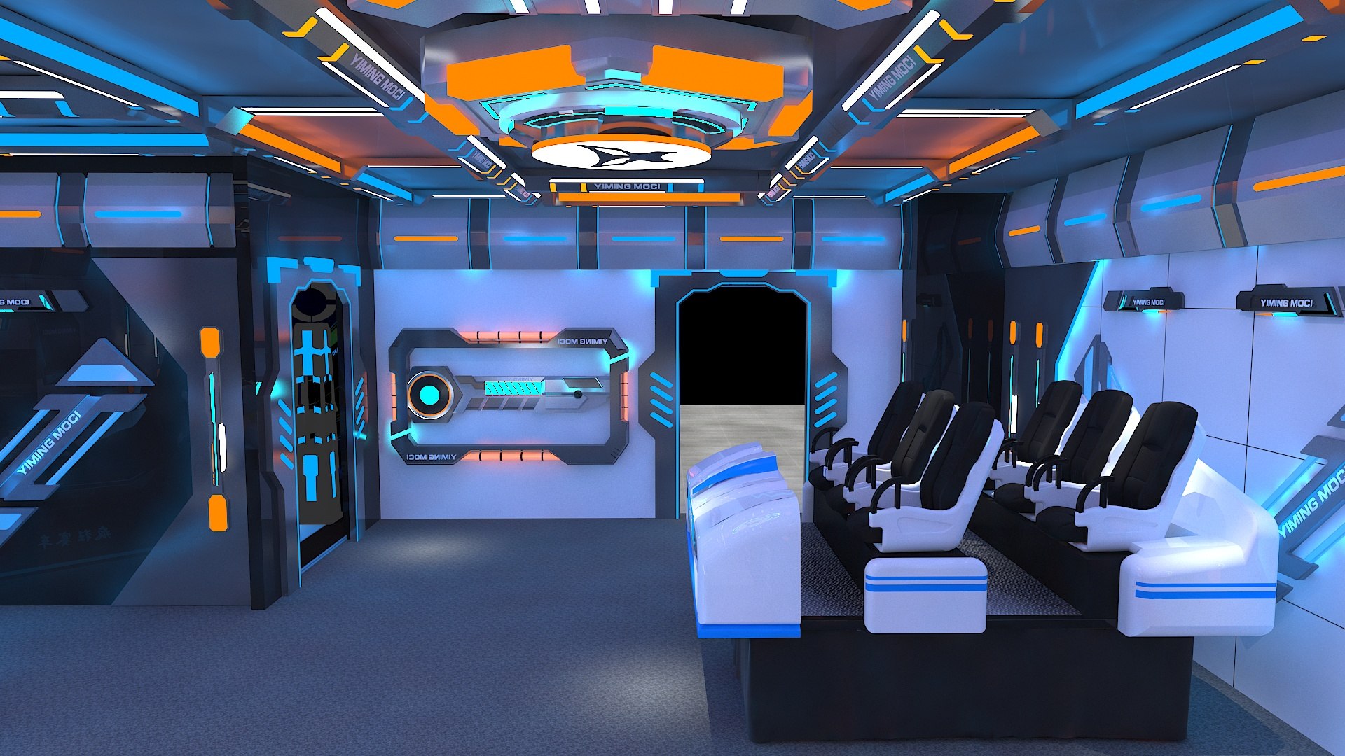 VR Experience Hall 3D Model - TurboSquid 1965803