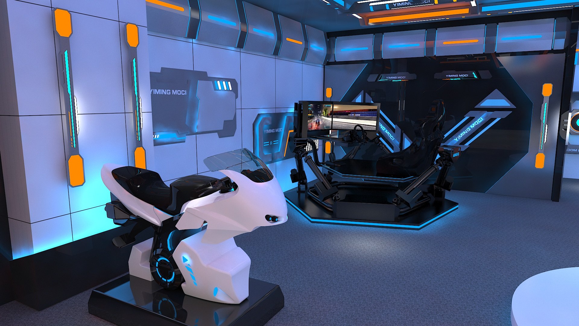 VR Experience Hall 3D Model - TurboSquid 1965803