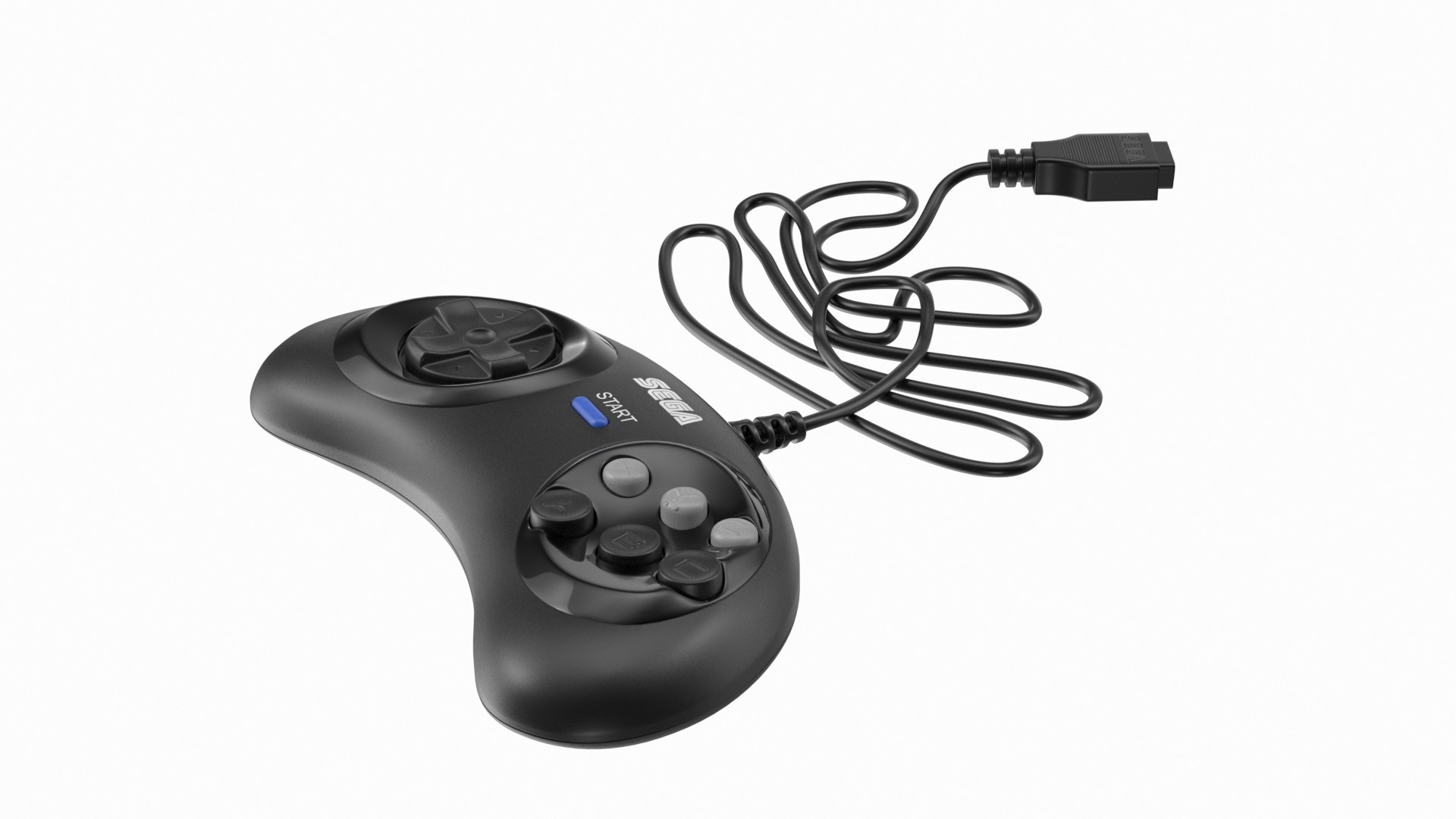 3D Joystick Sega Mega Drive Two - TurboSquid 2143579