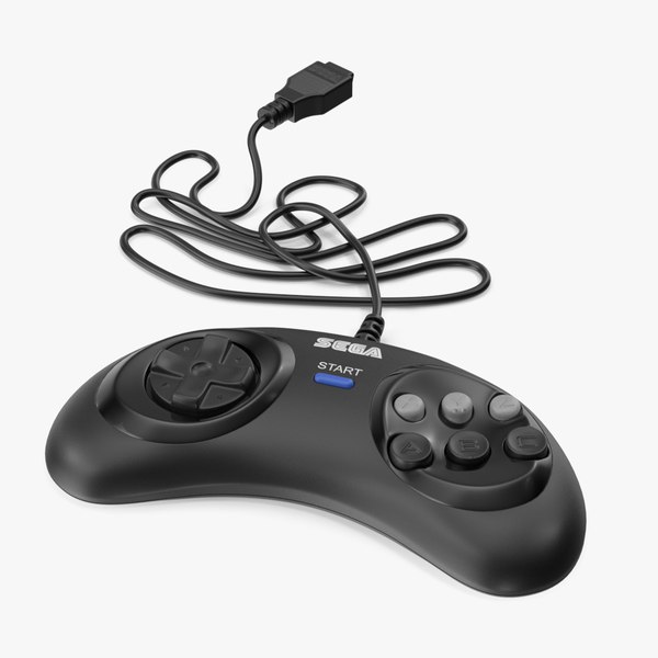 modelo 3d Joystick Sega Mega Drive Dos - TurboSquid 2143579