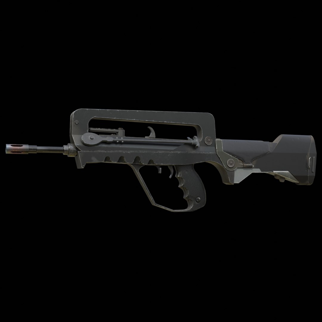 Famas F2 model - TurboSquid 1918395
