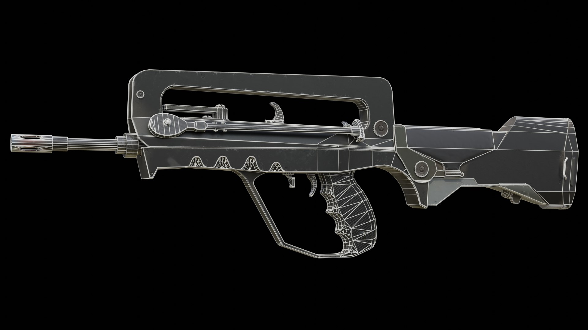 Famas F2 model - TurboSquid 1918395