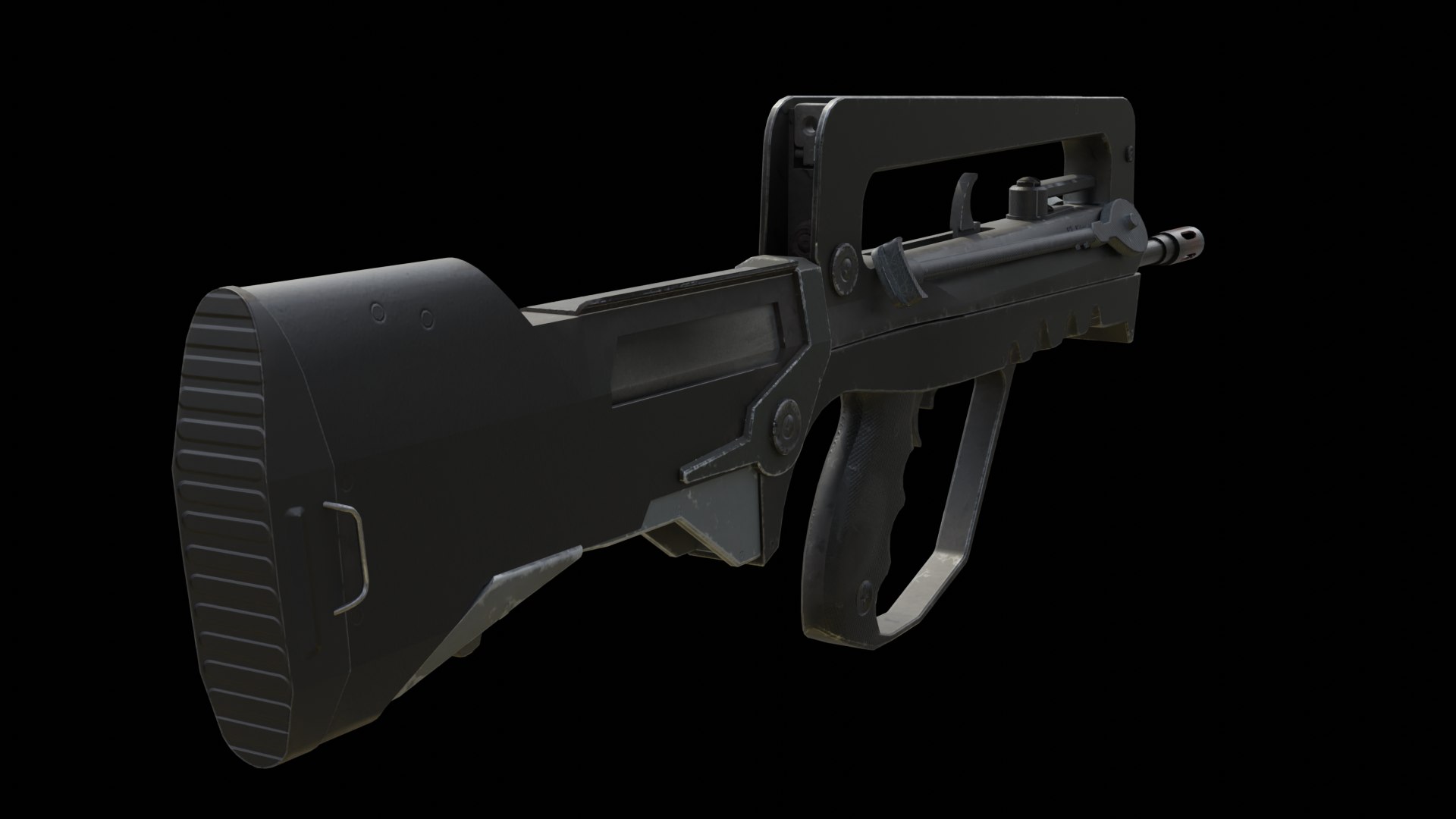 Famas F2 model - TurboSquid 1918395