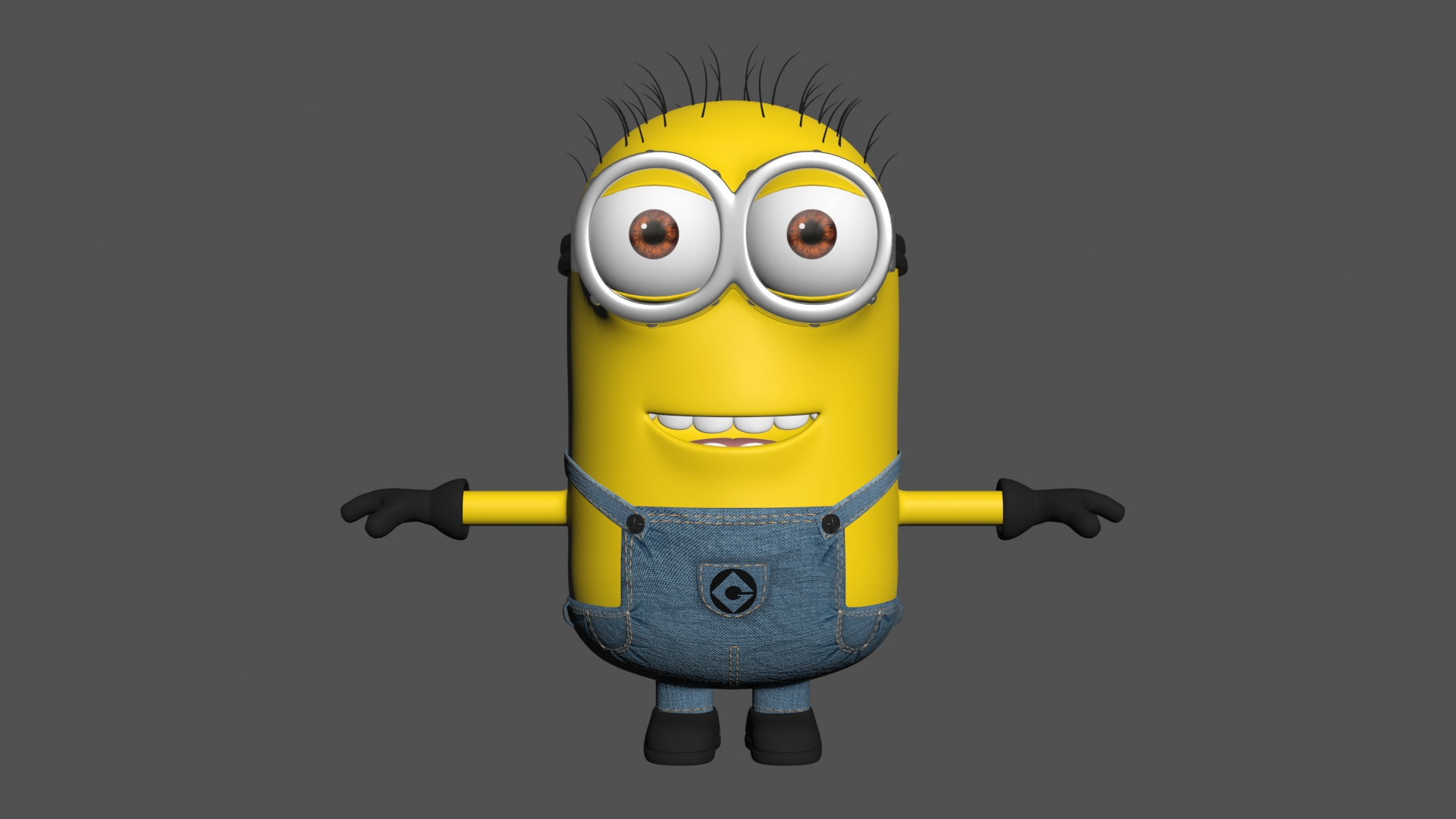 3D Minion Rigged Model - TurboSquid 1521135