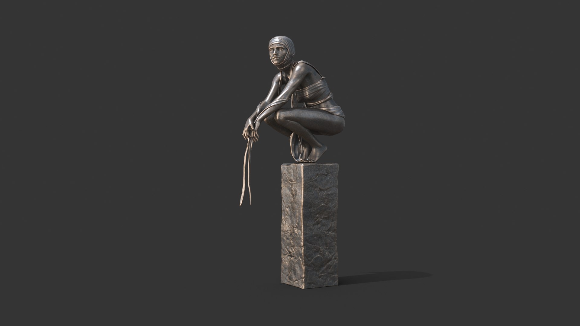 3D Sculpture Woman Figure Model - TurboSquid 1963121