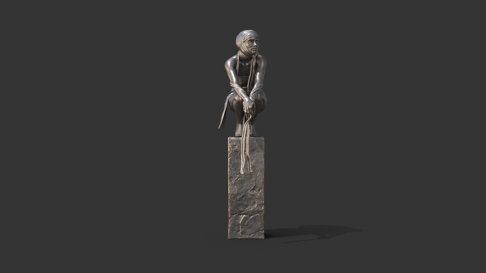 3D Sculpture Woman Figure Model - TurboSquid 1963121