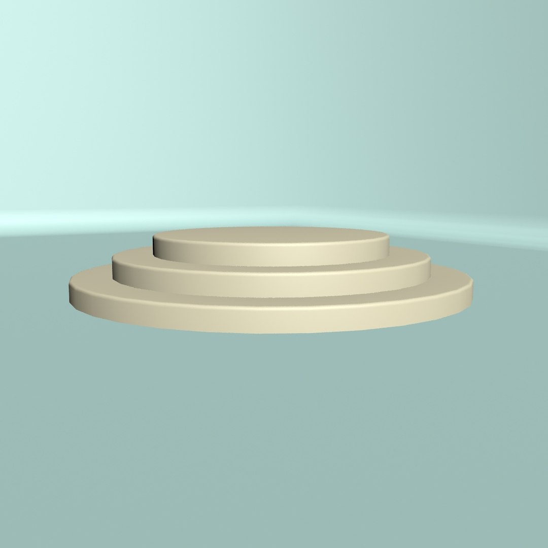 3d Model Podium