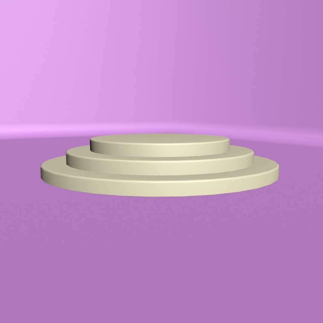 3d Model Podium
