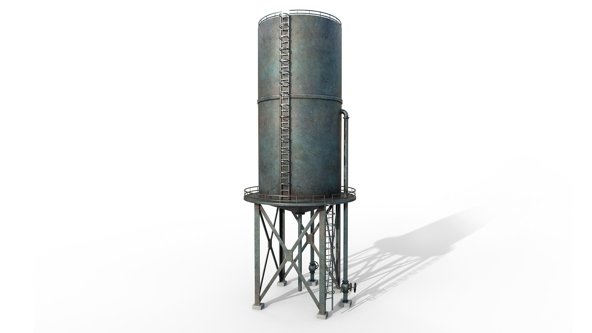 Industrial Tank V4 Model - TurboSquid 1883743