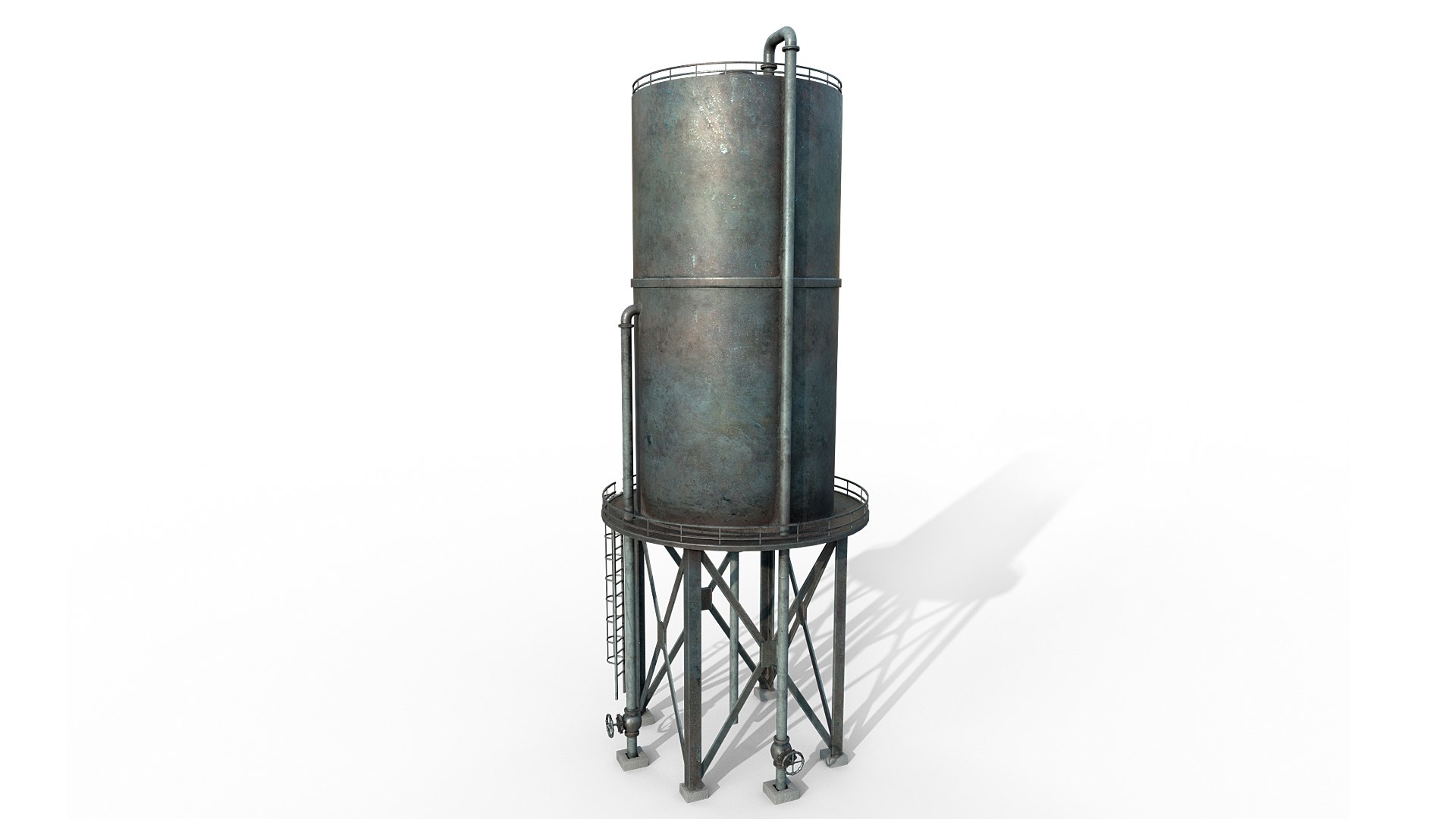 Industrial Tank V4 Model - TurboSquid 1883743