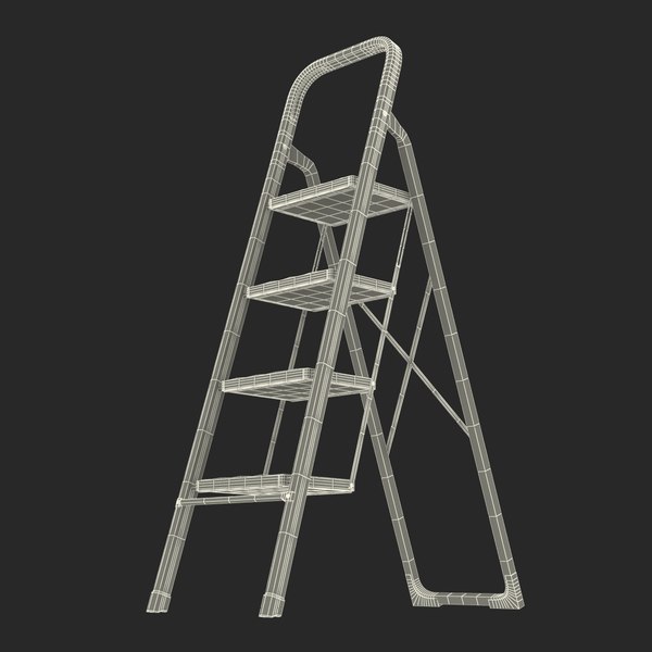 3d model step ladder