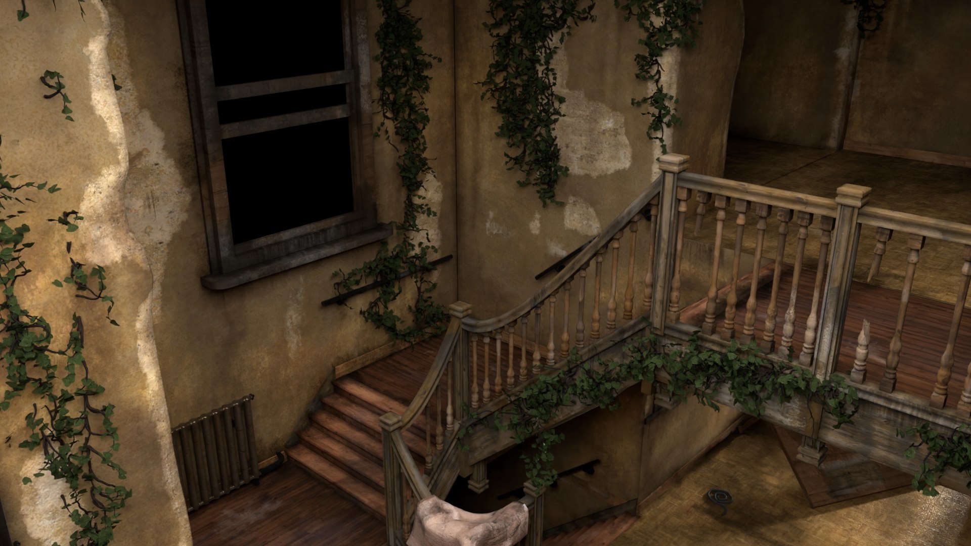 3D Building Urban Decay - TurboSquid 1911678