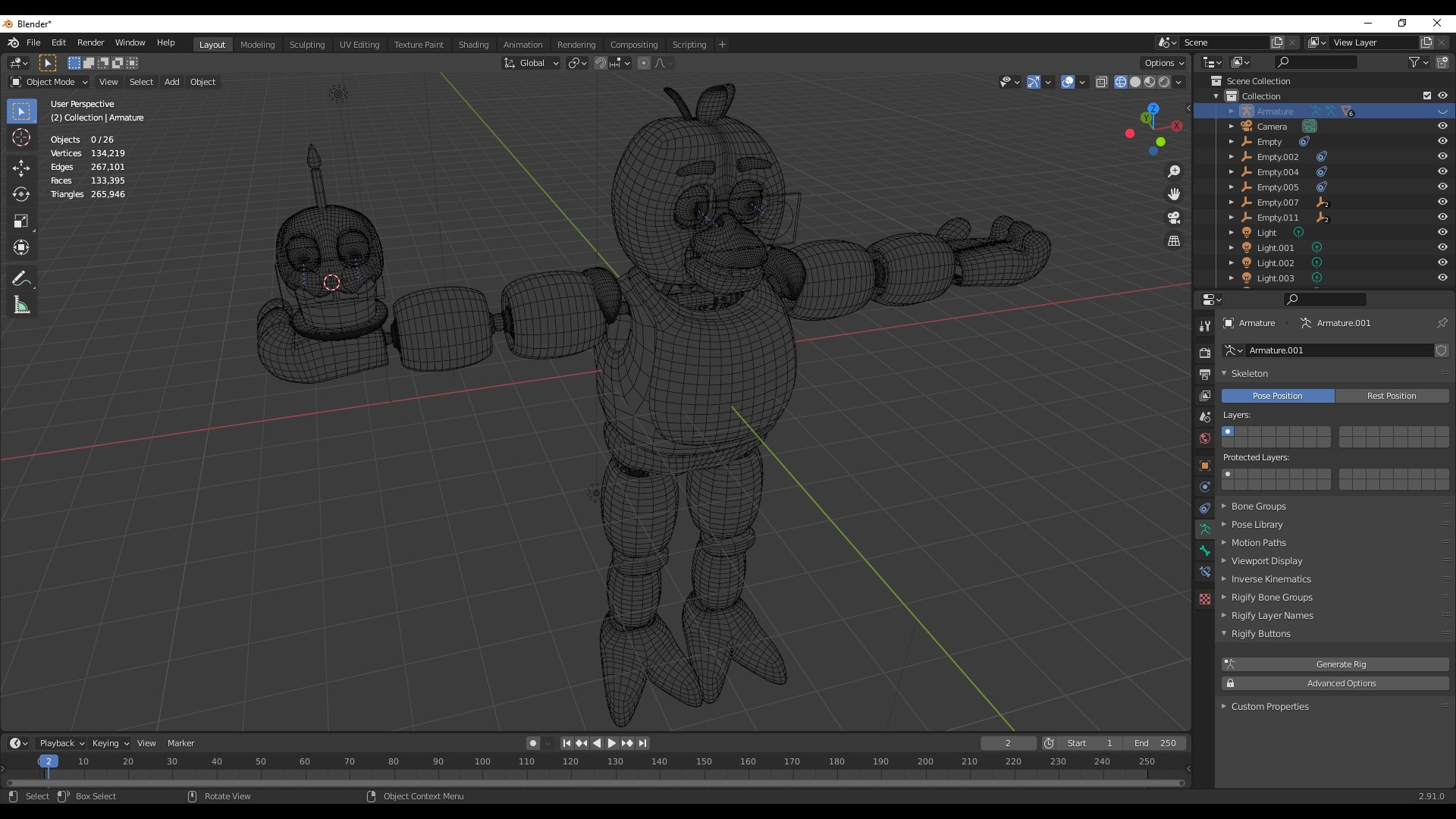 Fnaf 1 Animatronics 3D - TurboSquid 2101783