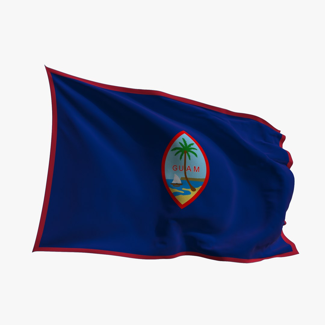 Realistic Animated Flag - Microtexture Rigged - Put Your Own Texture ...