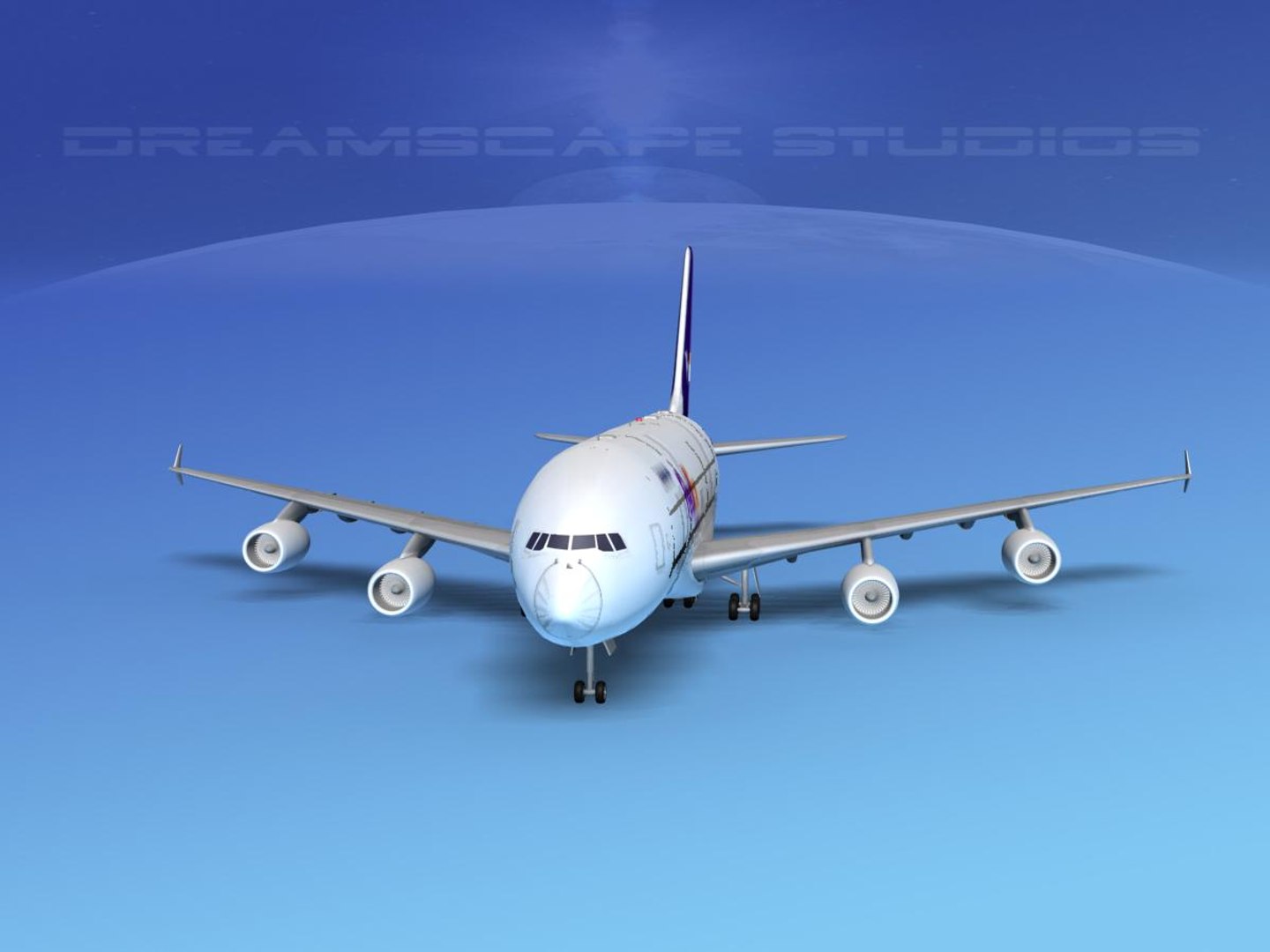 Airbus A380 3d Model