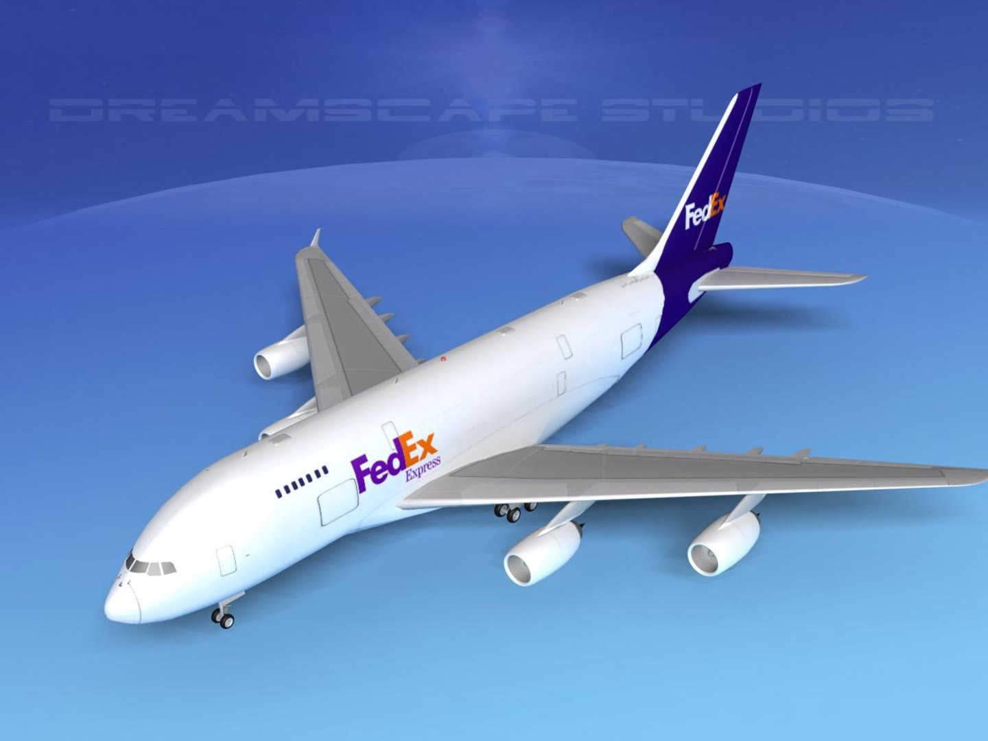 Airbus A380 3d Model