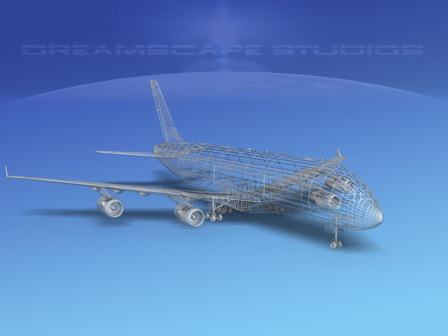 Airbus A380 3d Model