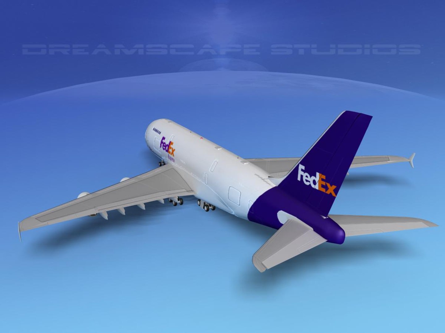 Airbus A380 3d Model