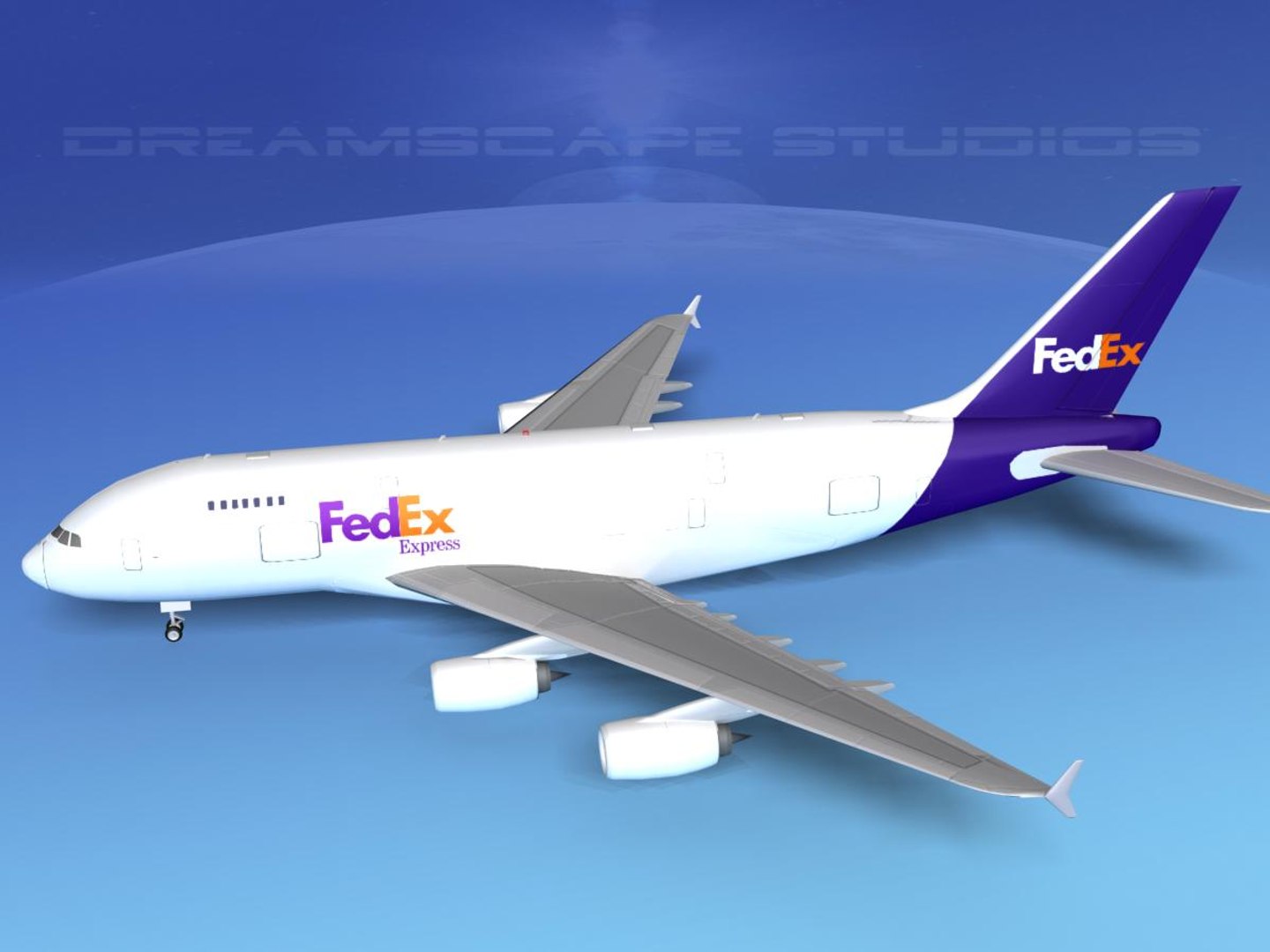 Airbus A380 3d Model