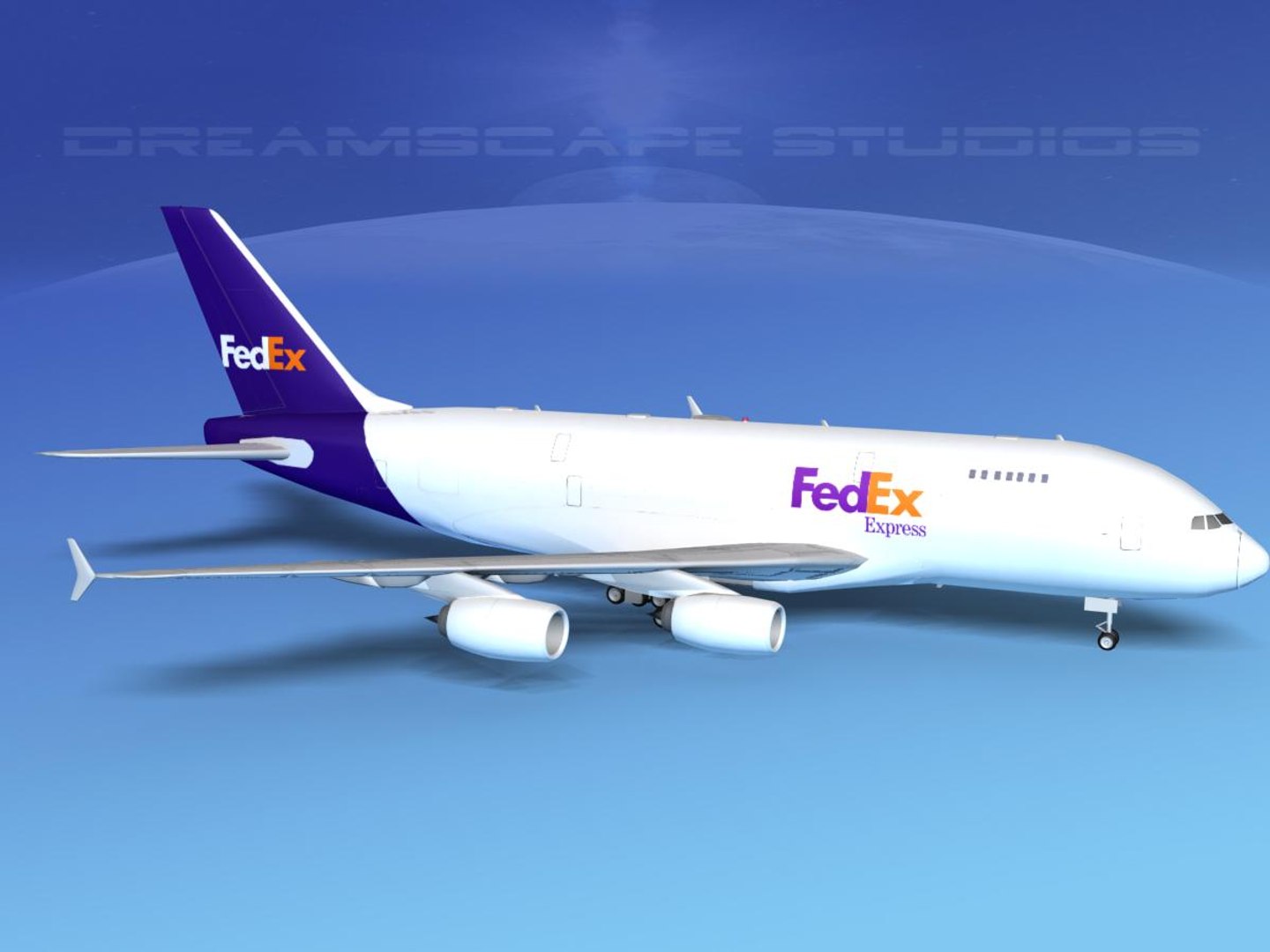 Airbus A380 3d Model