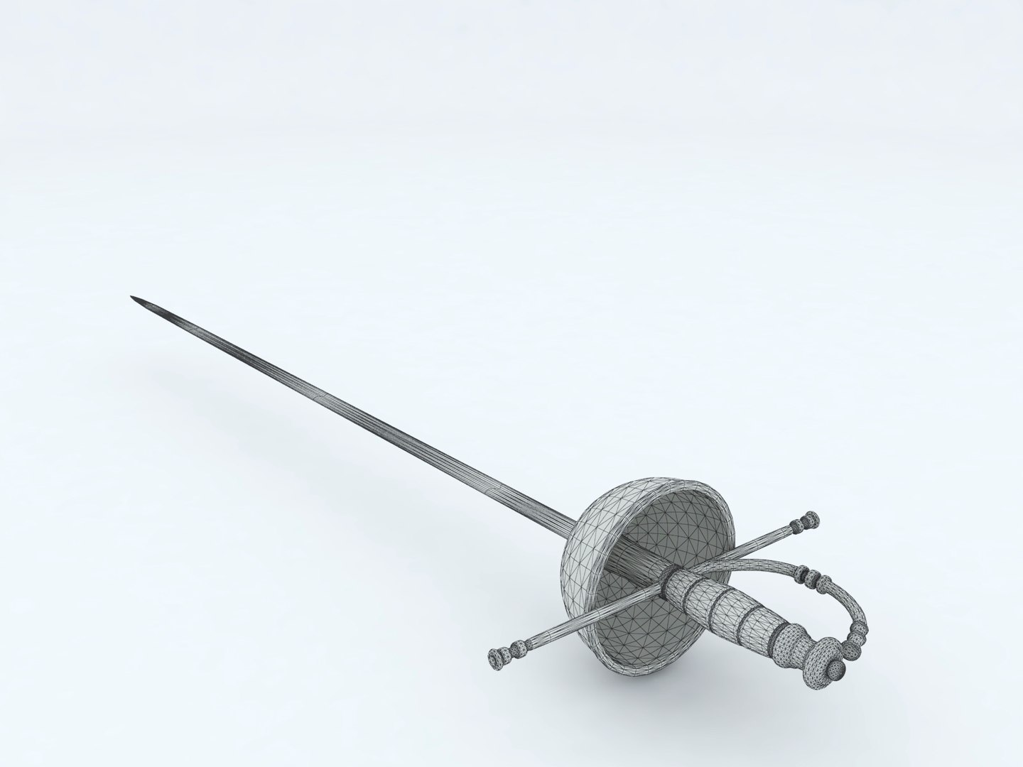 3D Rapier Model - TurboSquid 1254400