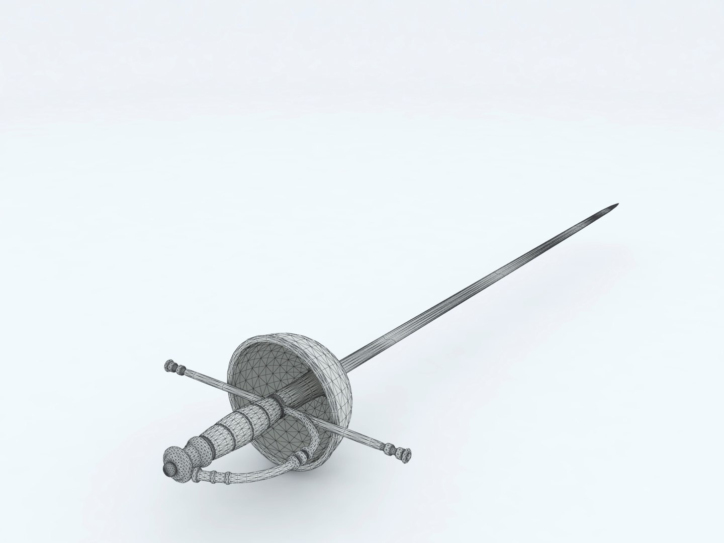 3D Rapier Model - TurboSquid 1254400