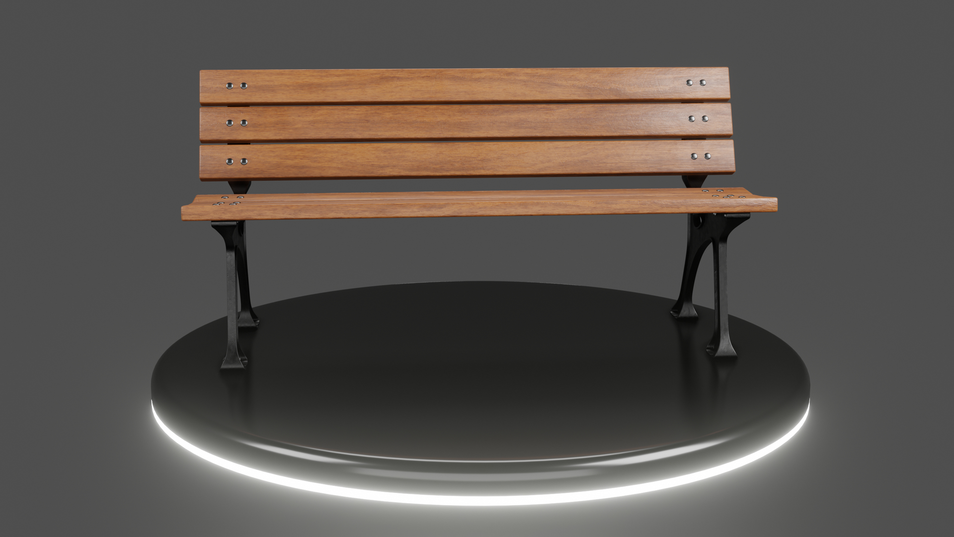 Classic Wood Bench 3D Model - TurboSquid 2021811