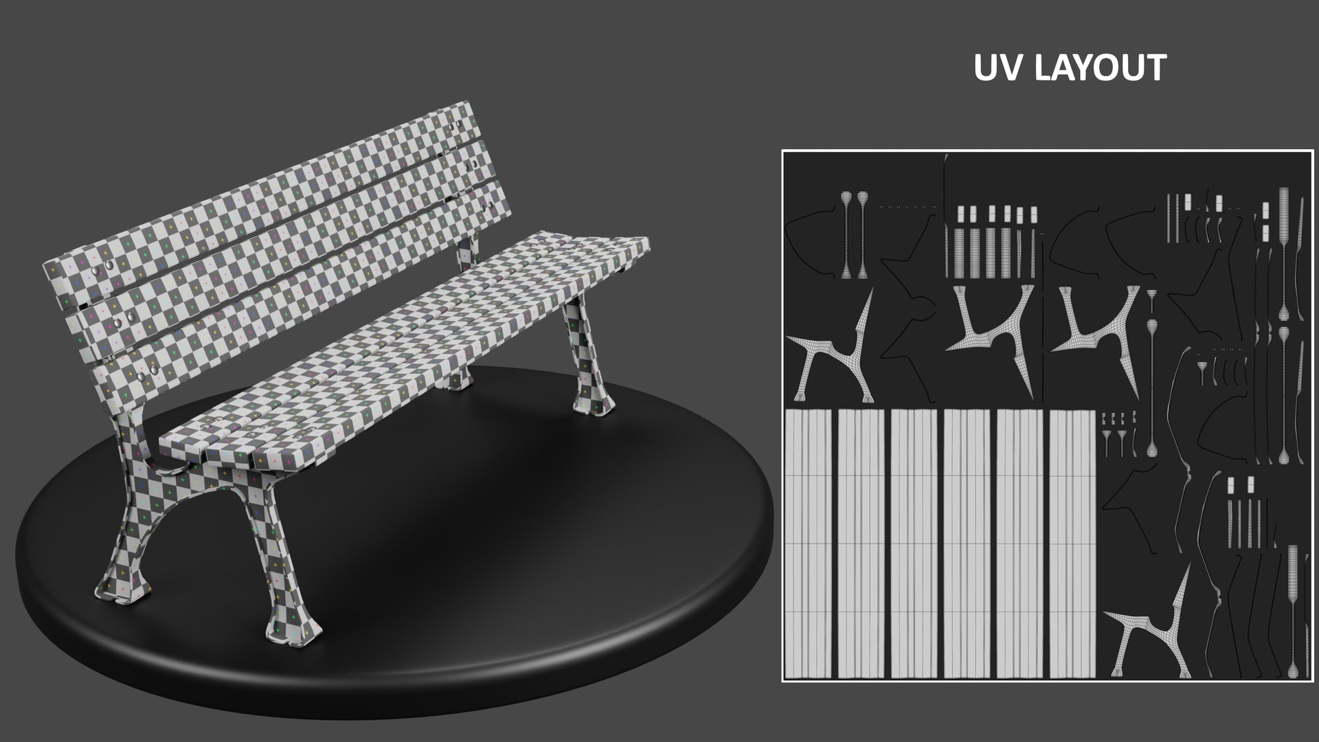 Classic Wood Bench 3D Model - TurboSquid 2021811